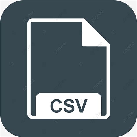 Csv Vector PNG Images Vector Csv Icon Csv Icons File Format PNG