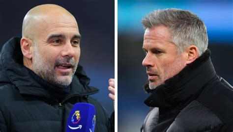Jamie Carragher Fires Back After Being Mocked By Pep Guardiola