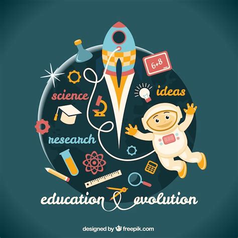 Evolución de la educación Descargar Vectores gratis