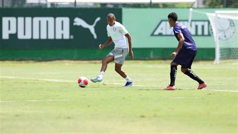 testes na formação Palmeiras goleia em primeiro jogo treino da