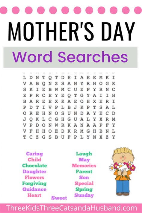 Mother S Day Printable Word Search