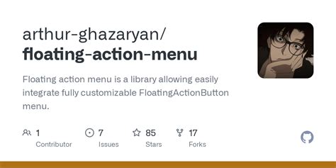 GitHub Arthur Ghazaryan Floating Action Menu Floating Action Menu Is