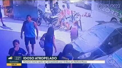 Idoso morre após ser atropelado por ônibus em Belford Roxo na Baixada