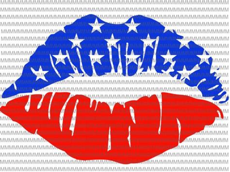4th Of July Lips Svg Free Lipstutorial Org