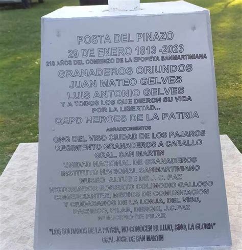 A 210 años del Combate de San Lorenzo Pilar y José C Paz recuerdan el