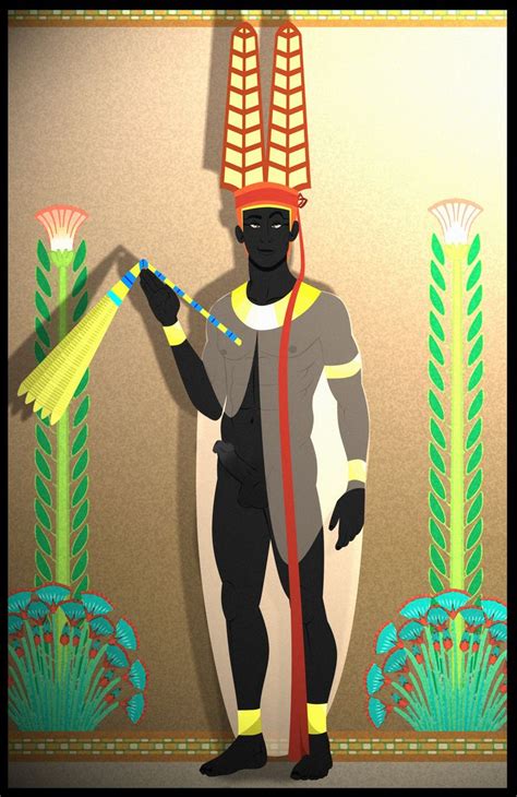 God Min By Sanio On DeviantART Ancient Egyptian Gods Ancient Egypt