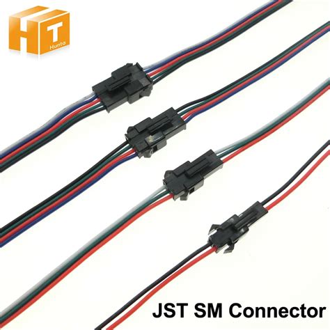 Aliexpress Buy JST SM Connector 2pin 3pin 4pin 5pin Male To