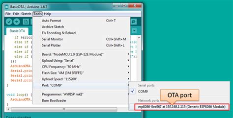 ota update · esp8266 arduino core