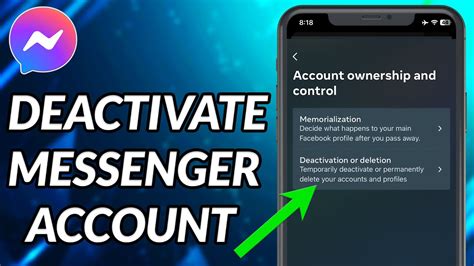 How To Deactivate Messenger Account Youtube