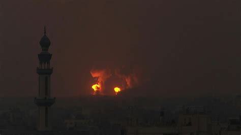 Des frappes israéliennes sur Khan Younès AFP Images YouTube