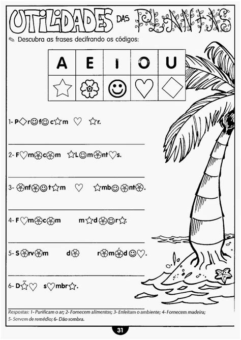 Educa X Atividades de ciências 4 ano plantas
