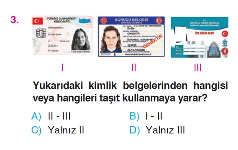 4 Sınıf Sosyal Bilgiler Birey ve Toplum 1 Testi Çöz 2025