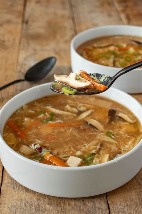 Vegetarian Chinese Hot And Sour Soup Culinary Ginger