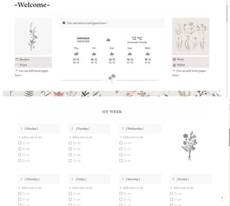 Simple Dashboard Template Notionhub
