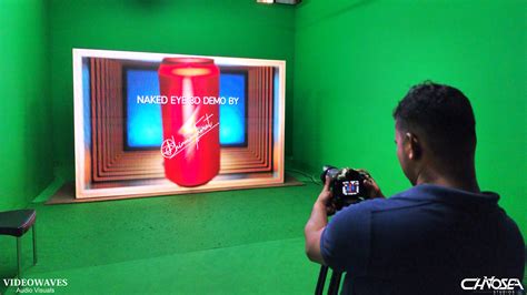 Anamorphic Content Flat Screen Demo Naked Eye 3D Behance