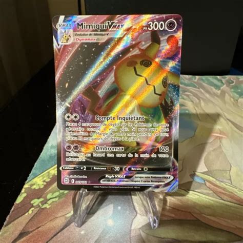 CARTE POKEMON Stars Etincelantes Mimiqui Vmax 069 172 NEUF EUR 1