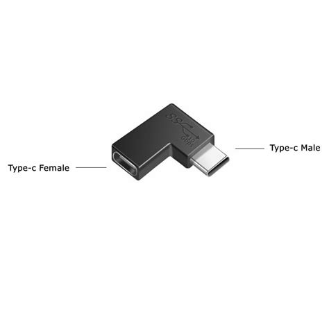 Usb C Adapter 90 Graden Man Vrouw Type C Adapter S Grandado
