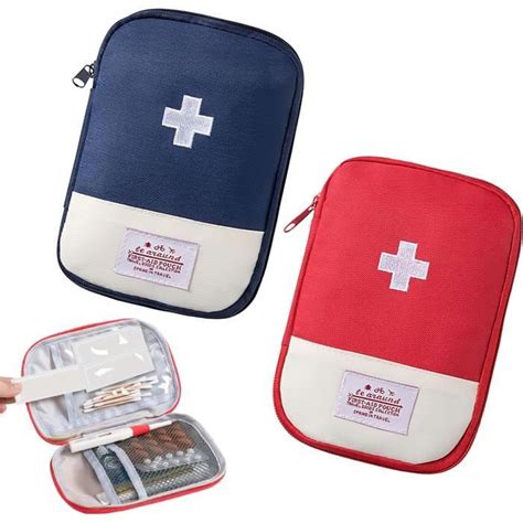 2 Pièces General Medi Trousse De Premiers Secours Mini Trousse De