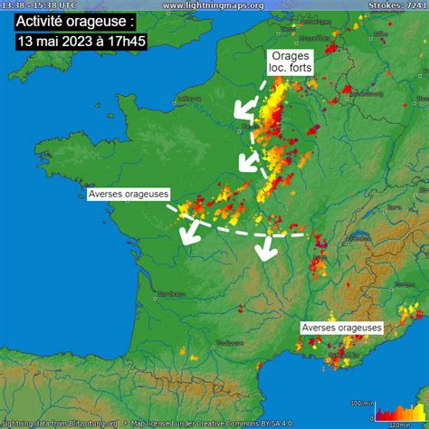 Guillaume Séchet on Twitter Nombreux orages à nouveau cet après