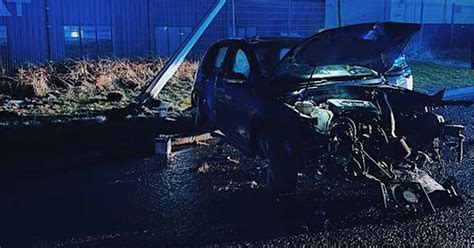 Reckless Dublin Driver S Lucky Escape After Car Torn Apart In