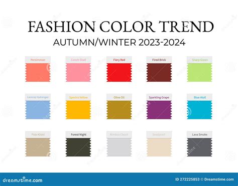 2024 Trend Color Palette Xylia Nicolle