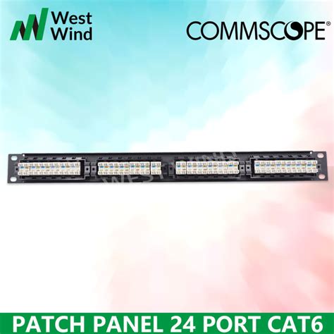 Commscope Cat6 24 Port Patch Panel Loaded Lazada PH