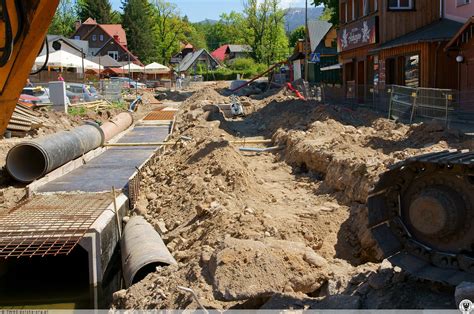 2023 2024 Remont ulicy 1 Maja ul 1 Maja Szklarska Poręba zdjęcia