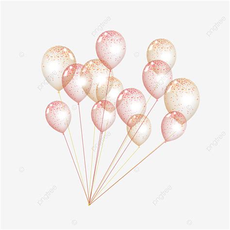Astigmatism Hd Transparent Gold Powder Astigmatism Birthday Balloons