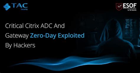 Critical Citrix ADC And Gateway Zero Day Exploited By Hackers TAC