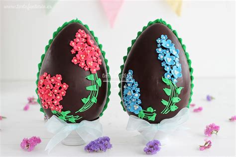 Cómo hacer Huevos de Pascua de Chocolate TartaFantasía