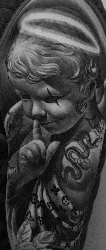 Clown Statue Chicanas Tattoo Statue Tattoo Dark Drawings Cartoon