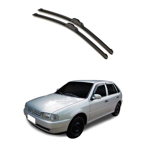 Kit Palhetas Parabrisa Gol Gii G2 1995 A 1999 Dianteira Volkswagen