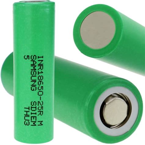 AKUMULATOR LITOWO JONOWY WYSOKOPRĄDOWY INR 18650 25R SAMSUNG 2500mAh