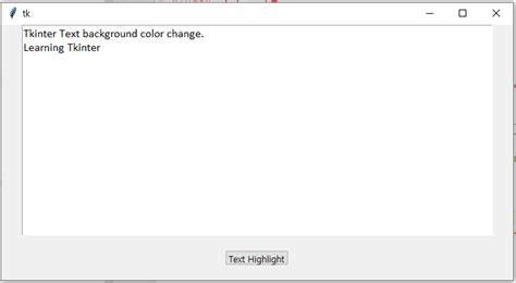 [python] tkinter를 활용하여 text 강조 highlight 하기
