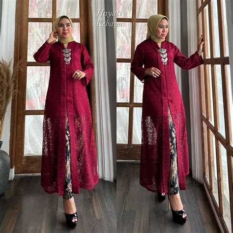 Jual New Arival Setelan Kebaya Hayati Setelan Kebaya Modern 2023