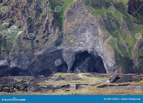 Bizarre Rock Formation At Halldorsskora Or Elephant Rock On The Coast