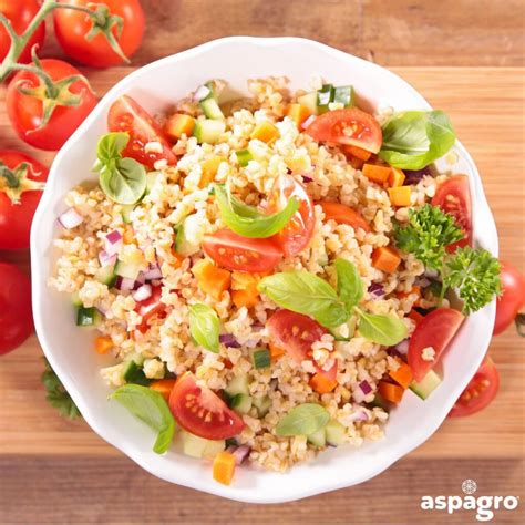 Ensalada De Quinua Con Finas Hierbas Aspagro