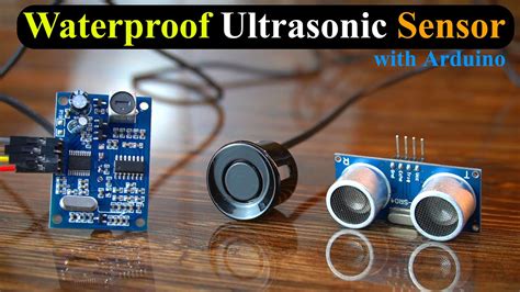 Waterproof Ultrasonic Sensor With Arduino For Distance Measurement Youtube