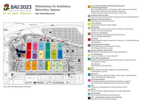 BAU 2023 Weltleitmesse für Architektur Materialien Systeme Si