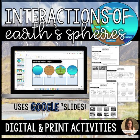 Interactions Of Earth S Spheres Print And Google Slides Activities
