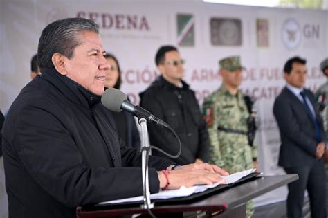 Con El Compromiso De Pacificar A Zacatecas Gobernador David Monreal Y