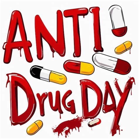 Premium Photo Anti Drug Day Sign Say No To Drugs