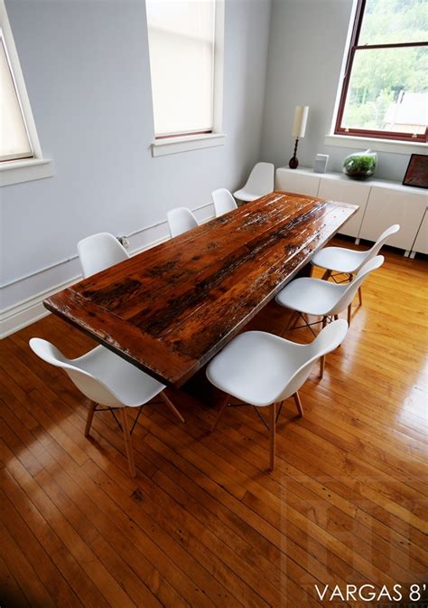 Reclaimed Wood Table In Hamilton Condo Blog