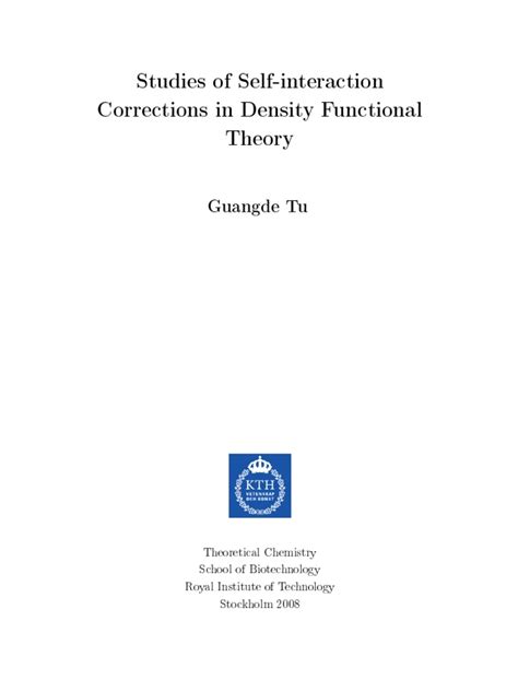 good dft pdf density functional theory hartree fock method