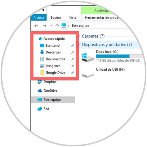 Manual cómo usar Explorador de archivos Windows 10 Solvetic