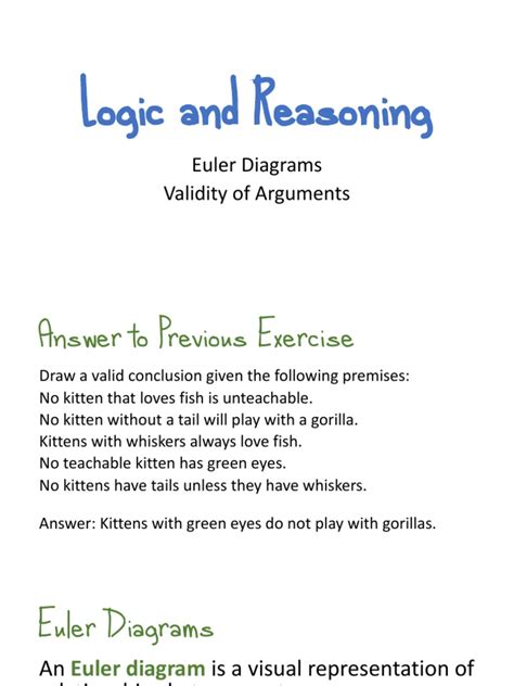 logic and reasoning euler diagrams and validity of arguments pdf deductive reasoning