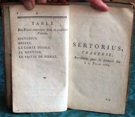 Les Chefs D Oeuvre De Pierre Et De Thomas Corneille Tome 3 Sertorius