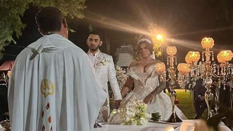 Kimberly La más preciosa y Óscar Barajas se casan así fue la boda