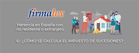 Herencia en España con no residente o extranjero Cómo se calcula el