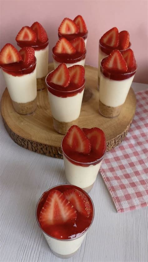Strawberry Cheesecake Cups Sab S Bakes Recipe In 2023 Cheesecake
